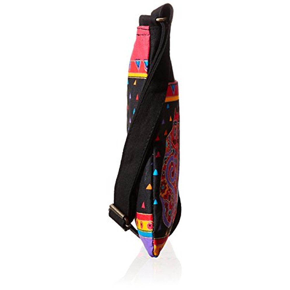Laurel Burch Crossbody Purse Zipper Top 10"X10", Feline Friends