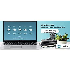Acer Aspire 5 Slim Business Laptop, 15.6 inch FHD IPS Display, 11th Gen Intel Core i3-1115G4 Processor, 12GB RAM, 512GB SSD, WiFi 6, HDMI, Amazon Alexa, Windows 11, Silver
