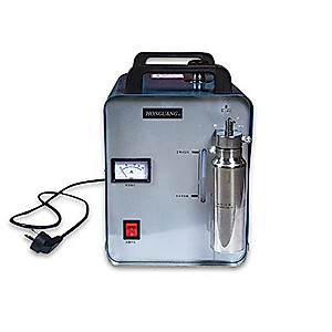 Oxygen Hydrogen Gas Flame Generator Torch Water Welder Acrylic Flame Polisher AC 110V 300W Acrylic Polishing Machine + 1 Gas Torch 75L/H (H160)