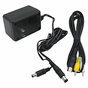 WGL New AV Cable & AC Power Cord Bundle for SEGA Genesis 1 (Model: 1601)