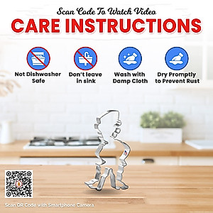 Leprechaun Cookie Cutter 5.5 in - Foose Cookie Cutters - US Tin Plate Steel