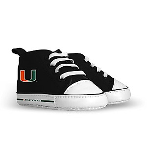 BabyFanatic Prewalkers - NCAA Miami Hurricanes - Officially Licensed Baby Shoes