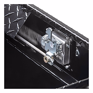 UWS TBSD-69-LP-BLK Black Single Lid Low Profile Deep Aluminum Toolbox with Beveled Insulated Lid