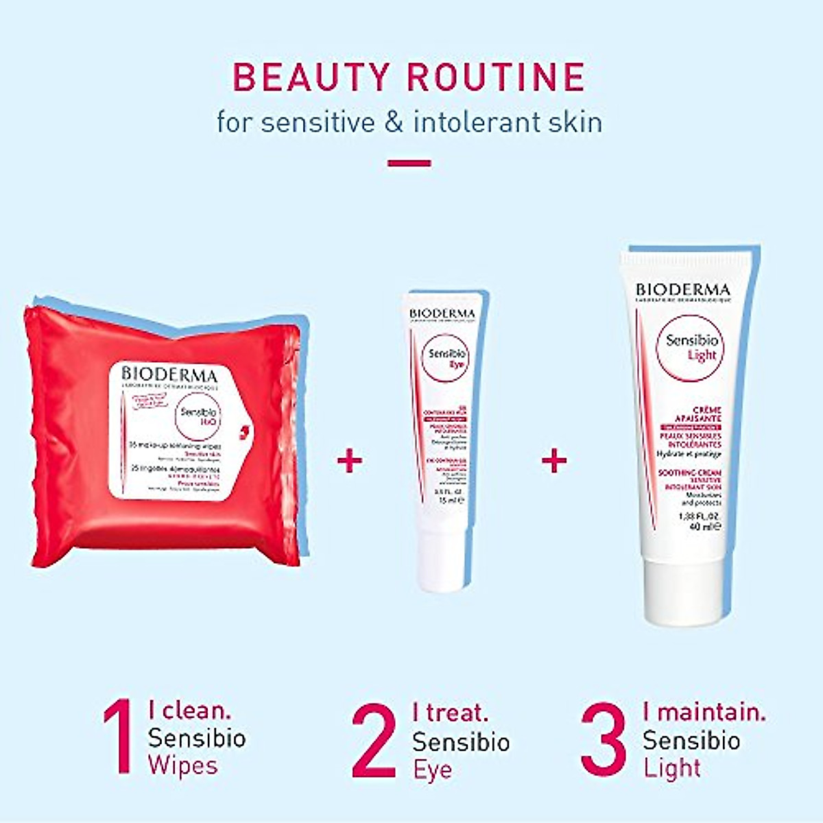 Bioderma - Sensibio H2O Makeup Remover - Gentle Cleanser and Unscented - Biodegradable Makeup Wipes for Sensitive Skin