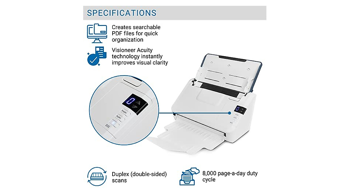 Xerox D35 Scanner: Speed Up Scanning with 45 PPM ADF