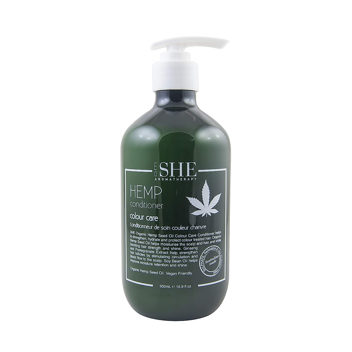 OM SHE Aromatherapy Hemp Seed Oil Conditioner - Color Care