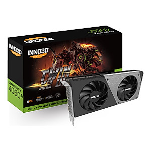 INNO3D Geforce RTX 4060 Ti 8GB Twin X2 OC Grafikkarte - 8GB GDDR6, 1x HDMI, 3X DP