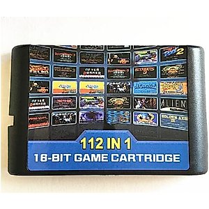 Top 112 in 1 For Sega Megadrive Genesis Game Cartridge with Contra Gunstar Heroes Alien Soldier Streets of Rage Sonic Golden Axe…