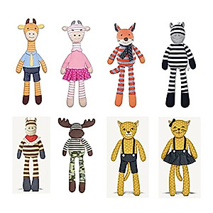 Apple Park Organic Farm Buddies - Georgia Giraffe Plush Baby Toy for Newborns, Infants, Toddlers - Hypoallergenic, 100% Organic Cotton