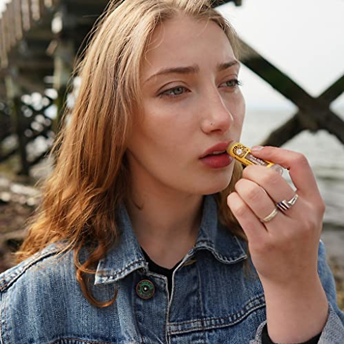 Beeswax Lip Balm, Sweet Honey, Moon Valley Organics, Organic Ingredients, for Lips and Cuticles, Moisturizing, Three Pack Bundle