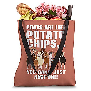 Goat Gifts for Goat Lovers Farm Apparel Meme Pun Funny Goat Tote Bag