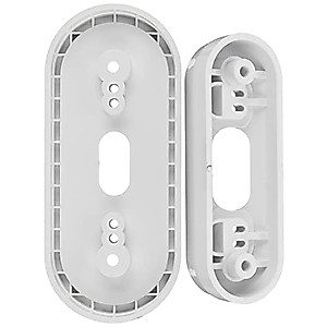 AirTech Home Automation Wedge Extender Kit Mount Compatible with Nest Hello 1st Generation, White Classic Pill Made for Nest Hello, Outdoor use.