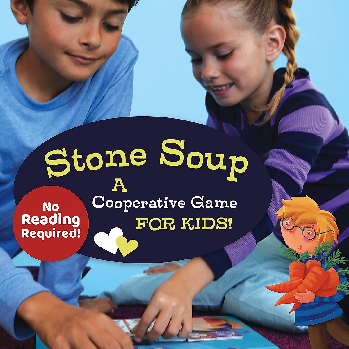 Peaceable Kingdom Stone Soup Cooperative Memory Board Game for Kids