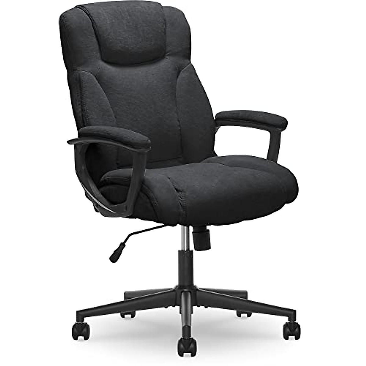 Serta Style Hannah II Office Chair, Midnight Black Microfiber,