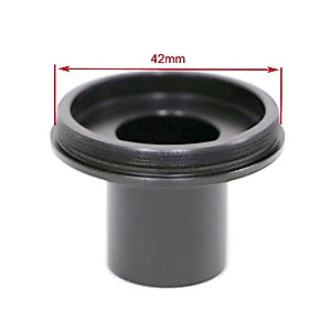 VAKUUM Lab Microscope Slides Microscope Camera Adapters M42 to 23.2mm 30mm Thread Adapter Microscope Eyepiece SLR Camera Transfer Extension Tube Microscope Parts (Size : 1PC M42 to 23.2mm)