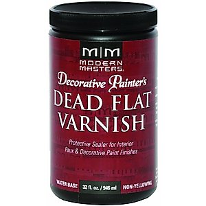 Modern Masters DP609-32 Dead Flat Varnish, 32-Ounce