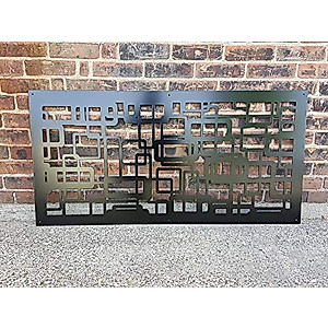 Abstract2US - Privacy Screen Metal Garden Fence Decor Art
