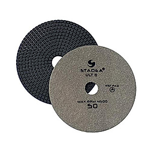 Stadea PPW116X 4" Diamond Granite Polishing Pads Set For Granite Quartz Stones Polish
