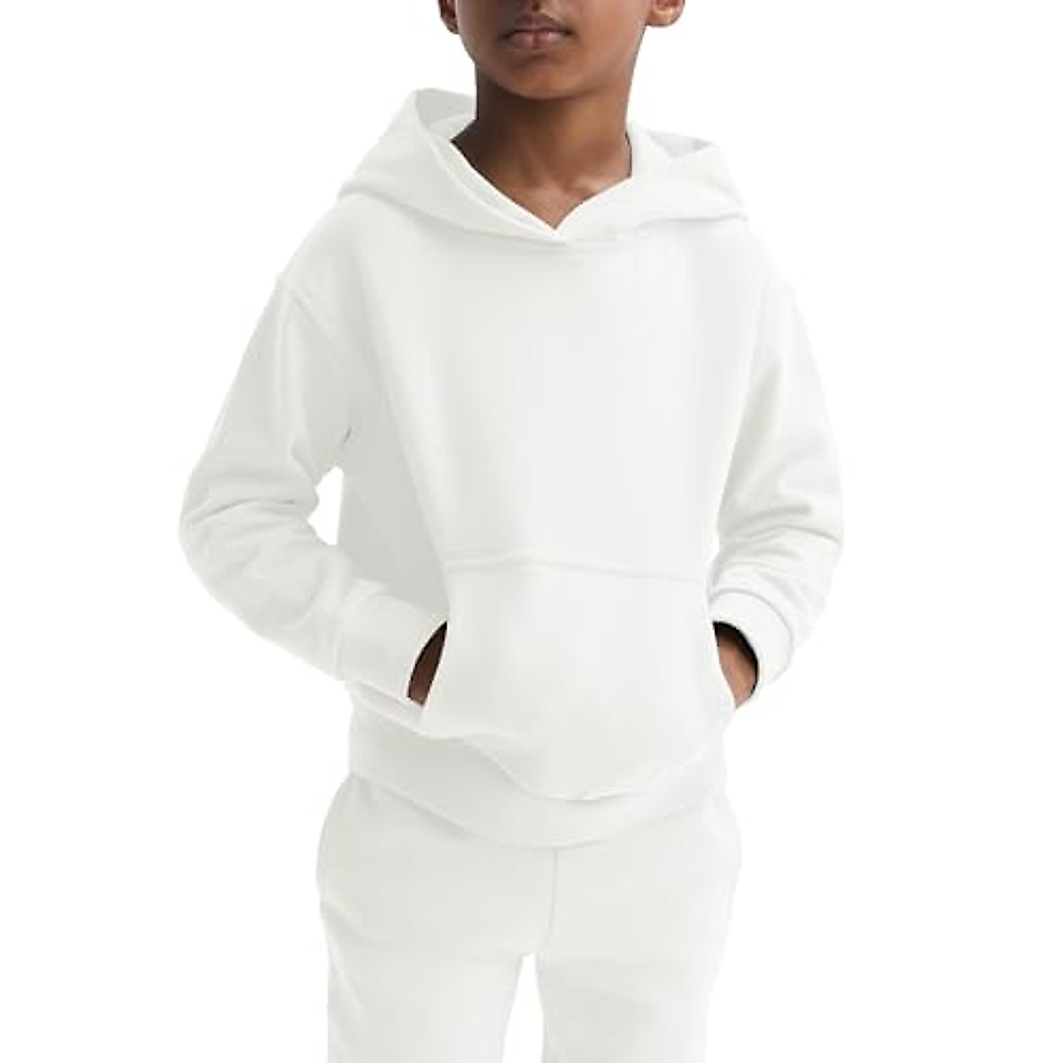 Haloumoning Boys 2 Piece Outfits Sweatsuits Long Sleeve Pullover Hoodie and Sweatpants Tracksuit Set 5-14 Years
