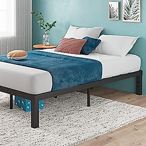 ZINUS Luis 14 Inch QuickLock Metal Platform Bed Frame / Mattress Foundation with Steel Slat Support / No Box Spring Needed / Easy Assembly, King