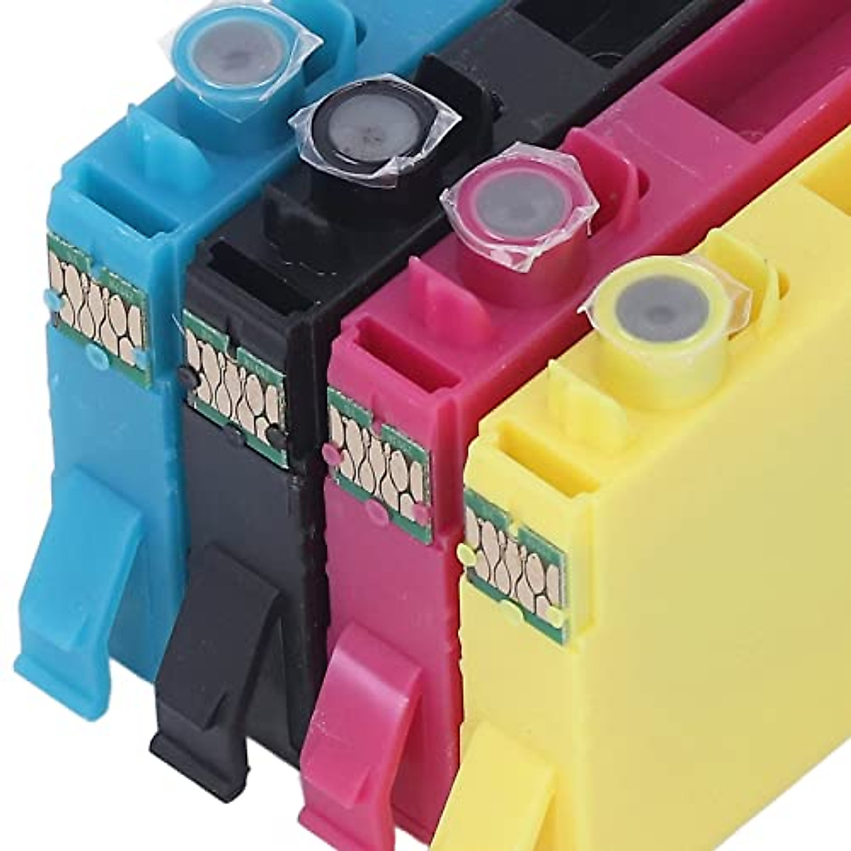 4Pcs Ink Cartridges, Inkjet Cartridge Printer Accessories, with 4 Color of Black Cyan Magenta Yellow, for XP 235 XP 245
