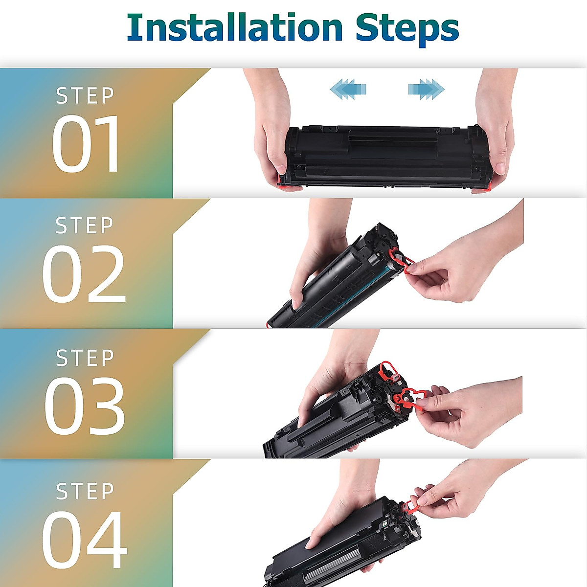 Cool Toner Compatible Toner Replacement for HP 85A CE285A Toner Cartridge for HP Pro P1102w M1212nf MFP P1102 P1109w M1217nfw Printer Ink Cartridge (Black, 2-Pack)