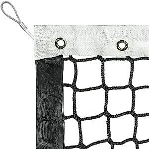Aoneky 42' Outdoor Replacement Professional Tennis Court Net - 4 mm Polyester Cord
