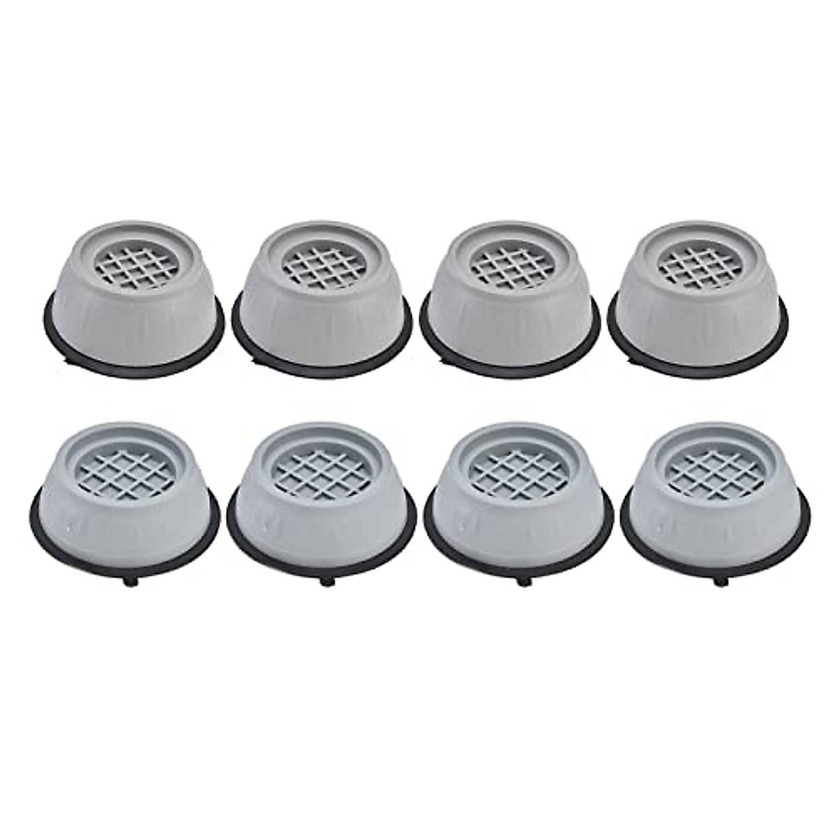 4pcs Washing Machine Pad Set - Shockproof Noise Cancelling Washer Foot Cushion for Refrigerator Dryer - Prevent Slip, Raise, and Support - Essential Washing Machine Accessories(Diameter 9CM)
