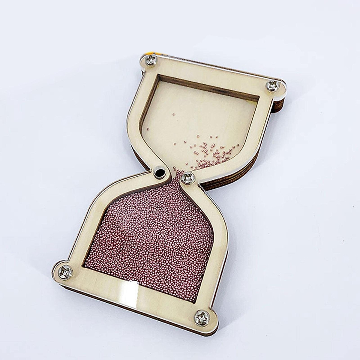 Menolana 3 Pieces Busy Board Toys Busyboard Early Educational Motor Puzzle Accessories for Kids Children Baby, Hourglass and Abacus Bead and Button