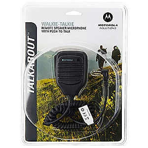 Motorola 53724 Remote Speaker Microphone (Black)