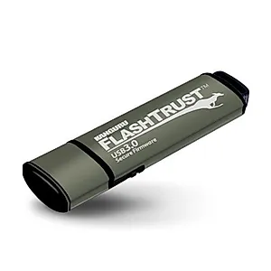 Kanguru Flash Trust – 16GB Secure Firmware Flash Drive – Write Protect Switch – SuperSpeed USB 3.0