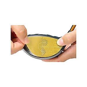 HYOJATEM Good Shot Film | Golf Impact Tape | Reusable Driver Face Sticker | Sweet Spot Accuracy Diagnosis | Self-Teaching Consistency Analysis | 8 Pcs per Pack (1)