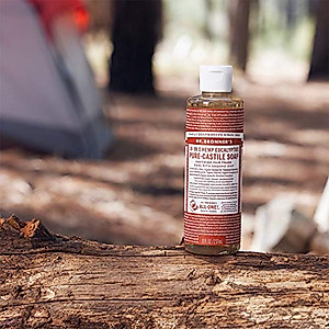 Dr. Bronner's - Pure-Castile Liquid Soap Variety Pack - Eucalyptus, Citrus, Rose, & Tea Tree, Made w/Organic Oils, 18-in-1 Uses: Face, Body, Hair, Laundry, Pets, Dishes, Etc. (16oz, 4-Pack)