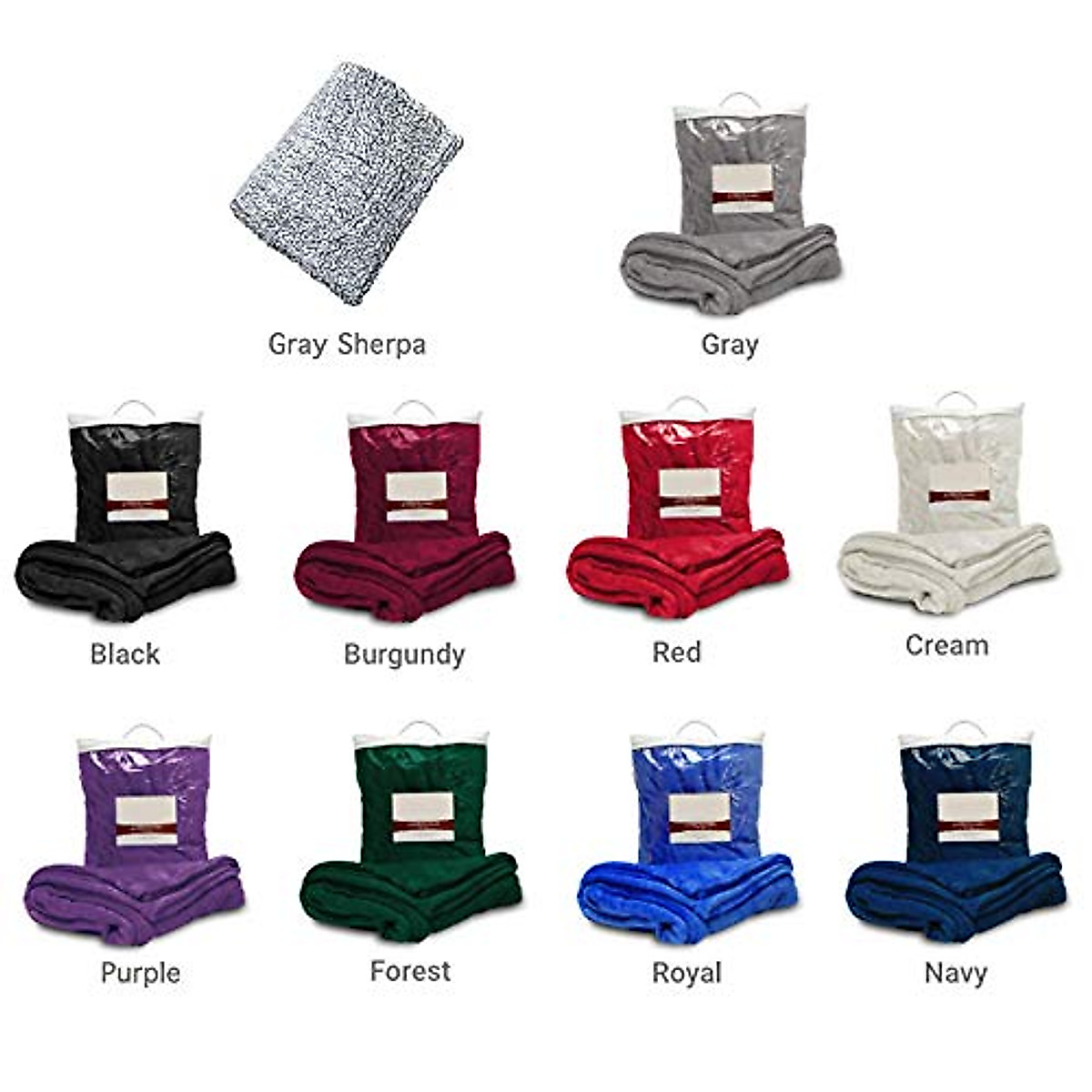 Go Greek Chic Customized Kappa Kappa Gamma Embroidered Throw Blanket