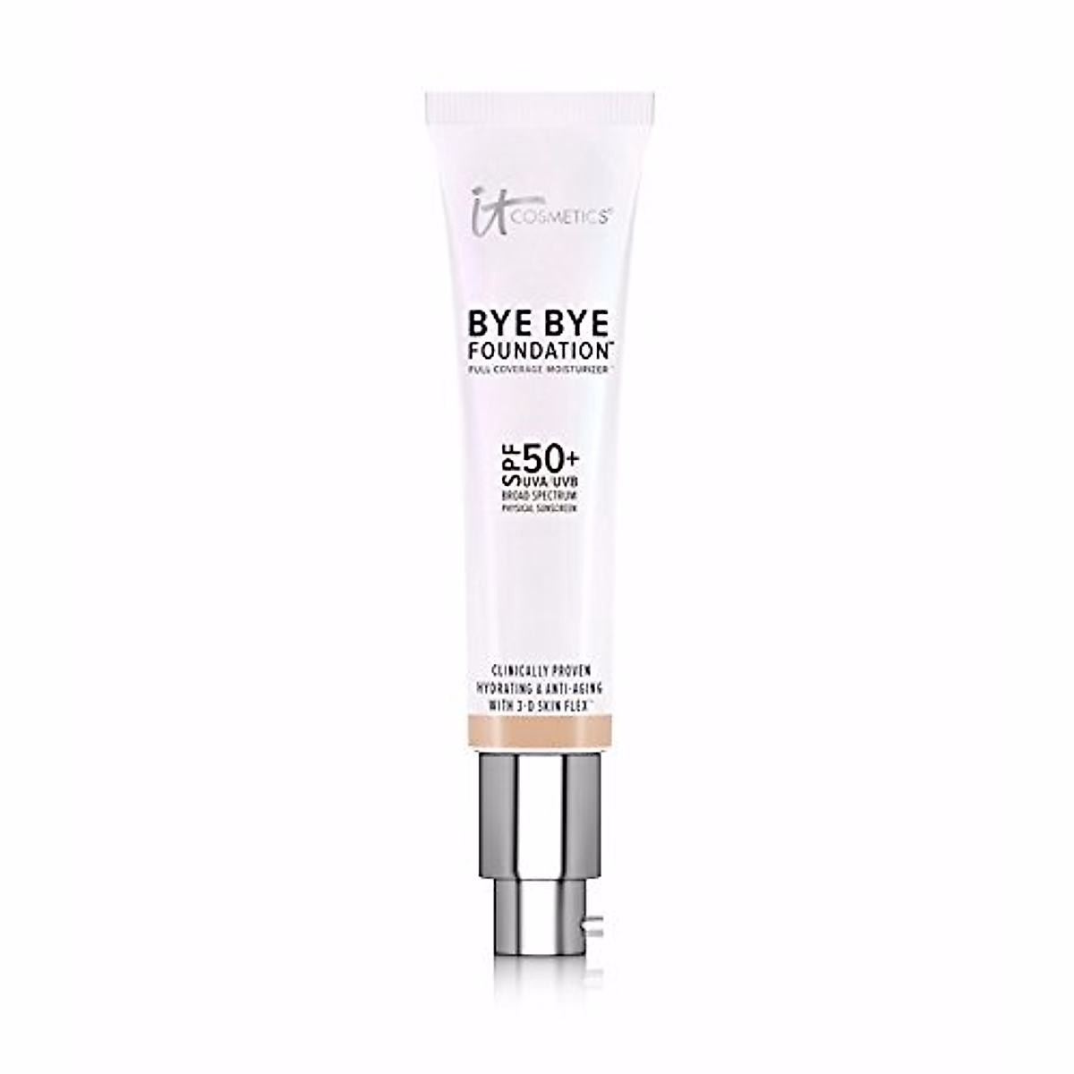 It Cosmetics Bye Bye Foundation Full Coverage Moisturizer with SPF 50+ ~ Fair 1 Fl Oz