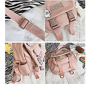 GGOOB Cute Mini Backpacks with Accessories Aesthetic Mini Backpack for Teens Kawaii Small Backpack (Green,With-Accessories)