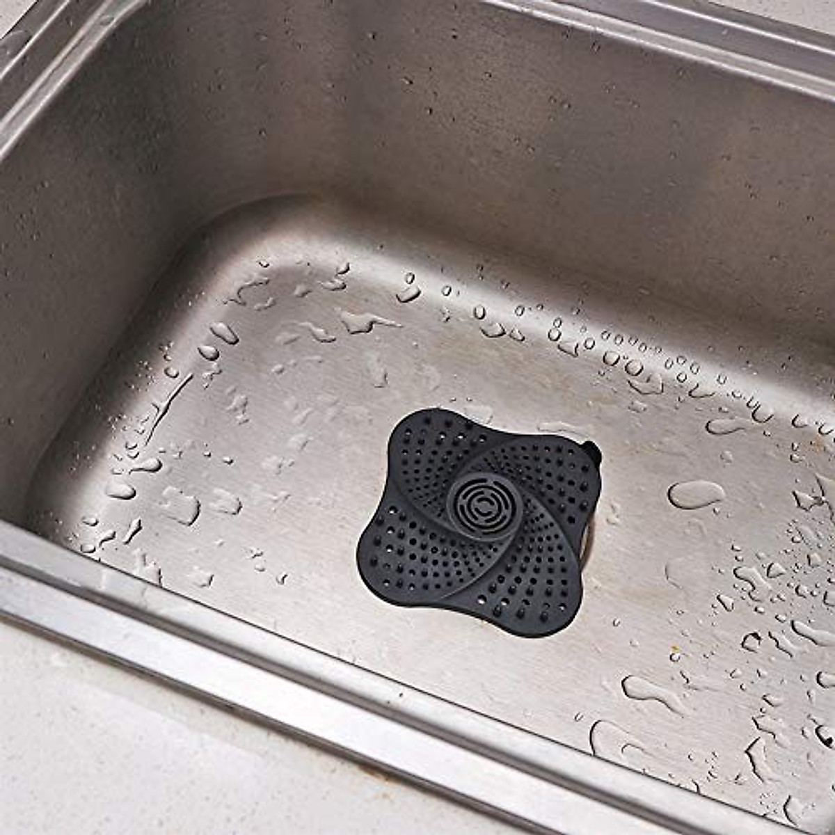 Bathroom Sink Strainer Drain Hair Catcher, Shower Plug Filter, Home Kitchen Tool, Bath Stopper Drain Cover, Sink Strainer for Tub, Shower, and Kitchen(White)