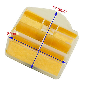 HIFROM 5PCS AIR Filter Cleaner Felt Replacement Compatible with Husqvarna 445 445E 450 450E Chainsaw New Replace Part # 544080802