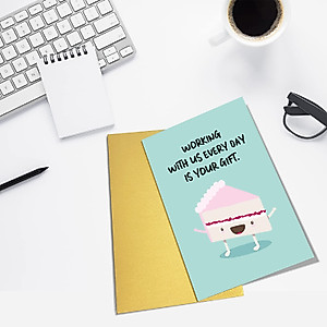 Work Friend Birthday Card, Funny Office Birthday Card, Boss Birthday Card, Birthday Gift for Work Bestie, Colleague, Work Mate