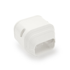 Jeacent 7.5'L AC Line Set Cover Kit 3"W Tubing for Mini Split, Central Air Conditioner, Heat Pump