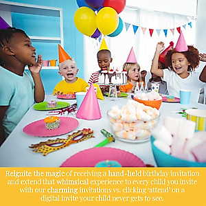 Fiesta Mexican Themed Party Invitations for Birthday Celebration, Retirement, or Cinco De Mayo, 20 5x7 Fill In Cards with Twenty White Envelopes by AmandaCreation