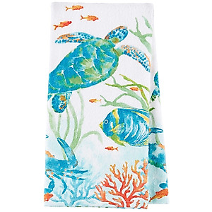 Kay Dee Designs Sea Splash Turtle Terry Kitchen Towel, 16" x 26", Various