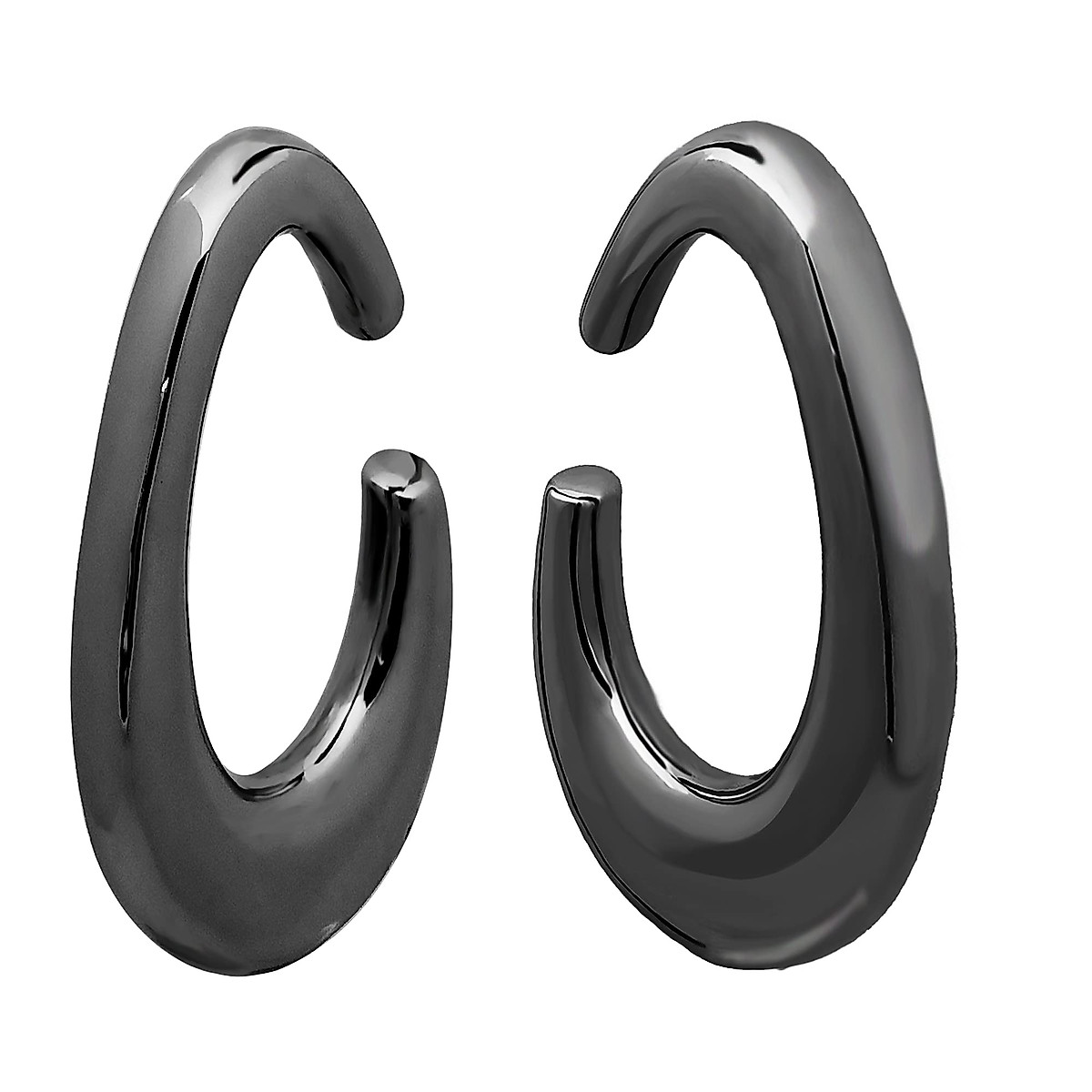 DewGem Ear Weight Heavy Hangers for Ear Tunnels Replace Ear Tapers and Spirals Ear Stretching Kits Dangle Gauges Ear Plugs for Men and Women Size 0G, Metal, no gemstone