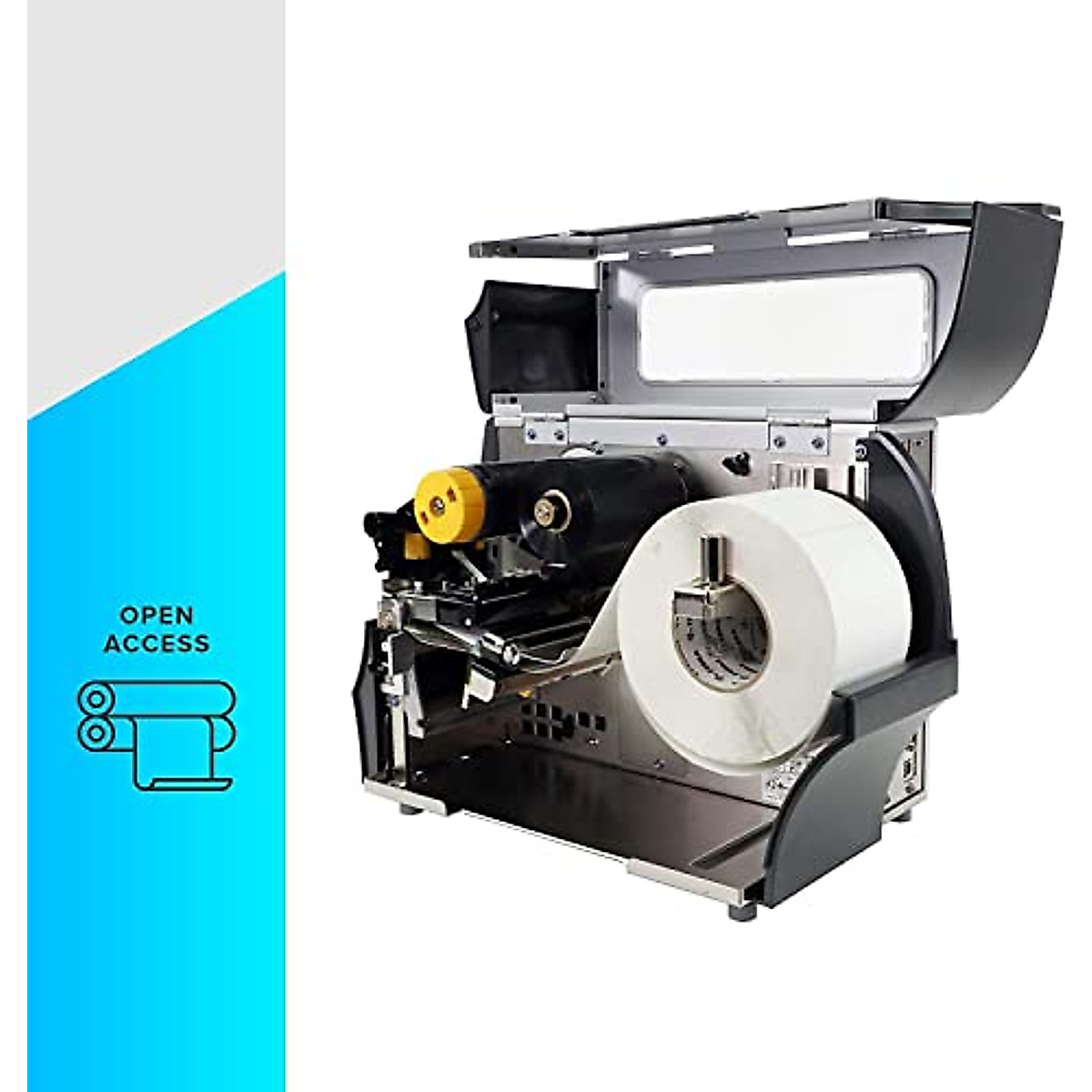 ZEBRA ZT411 Thermal Transfer and Direct Thermal Industrial Printer, Gray - USB 2.0, Serial, Ethernet, Bluetooth 4.1 Connectivity, 4-Inch Max Print Width, 203 DPI, Monochrome Barcode Label - JTTANDS