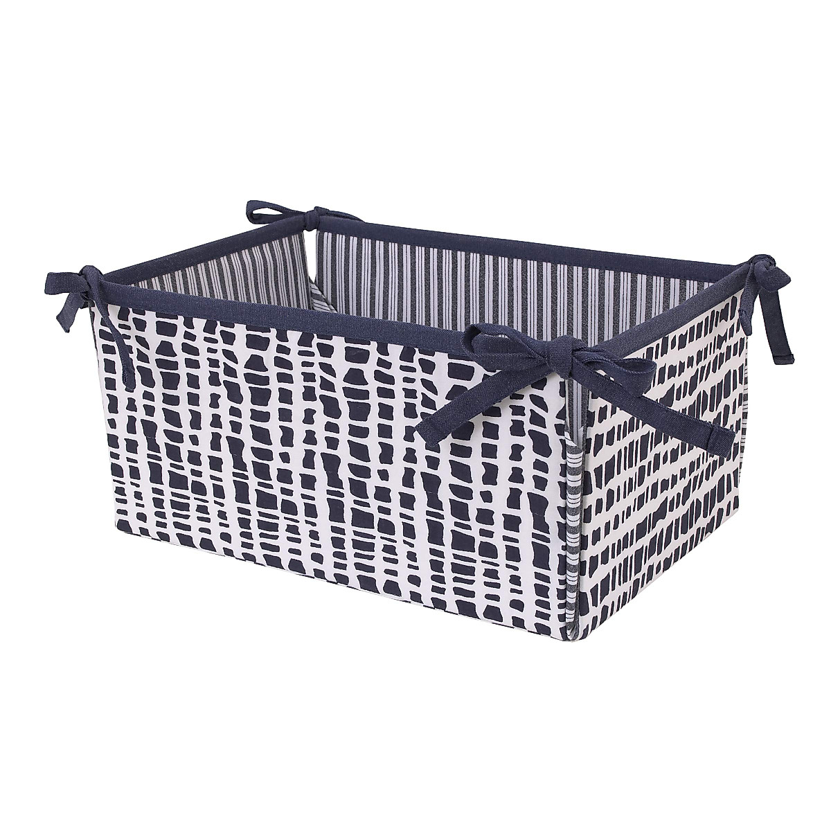 NoJo Seas The Day Blue and White Whale, Narwhal, Sea Lion, Shark 4 Piece Crib Bedding Set - Comforter, 100% Cotton Fitted Crib Sheet, Crib Skirt, and Storage