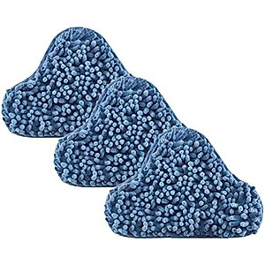 Hovico 3pcs H2O Steam Mop X5 Pads Washable Reusable Microfiber Cleaning Steamer Replacement Pads for H20 Steam Mop Cleaner