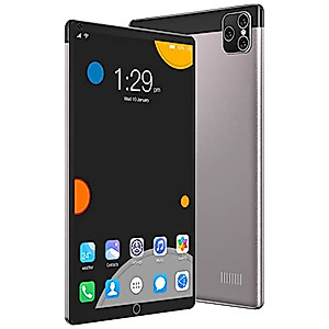 HD 8-inch Tablet Android 5.1 System Display 8-core Processor 1GB Ram and 16GB ROM 4000mah Built-in WiFi Bluetooth Voice Call Learning Writing Tablet 1Pcs (Gray)