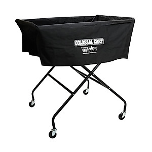 Tandem Sport Colossal Volleyball Ball Cart - Volleyball Training Equipment Ball Holder - Volleyball Ball Cart with Wheels - Volleyball Basket - Hold Up to 40 Balls