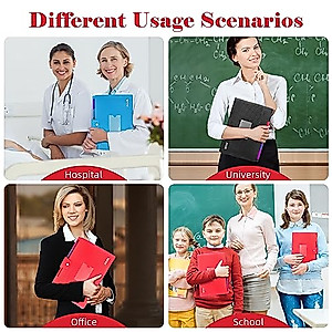 3 Pack Expanding File Folder, 5-Pockets Accordion File Organizer with Labels, Letter A4 Paper Portable Expandable File Folder for Office School