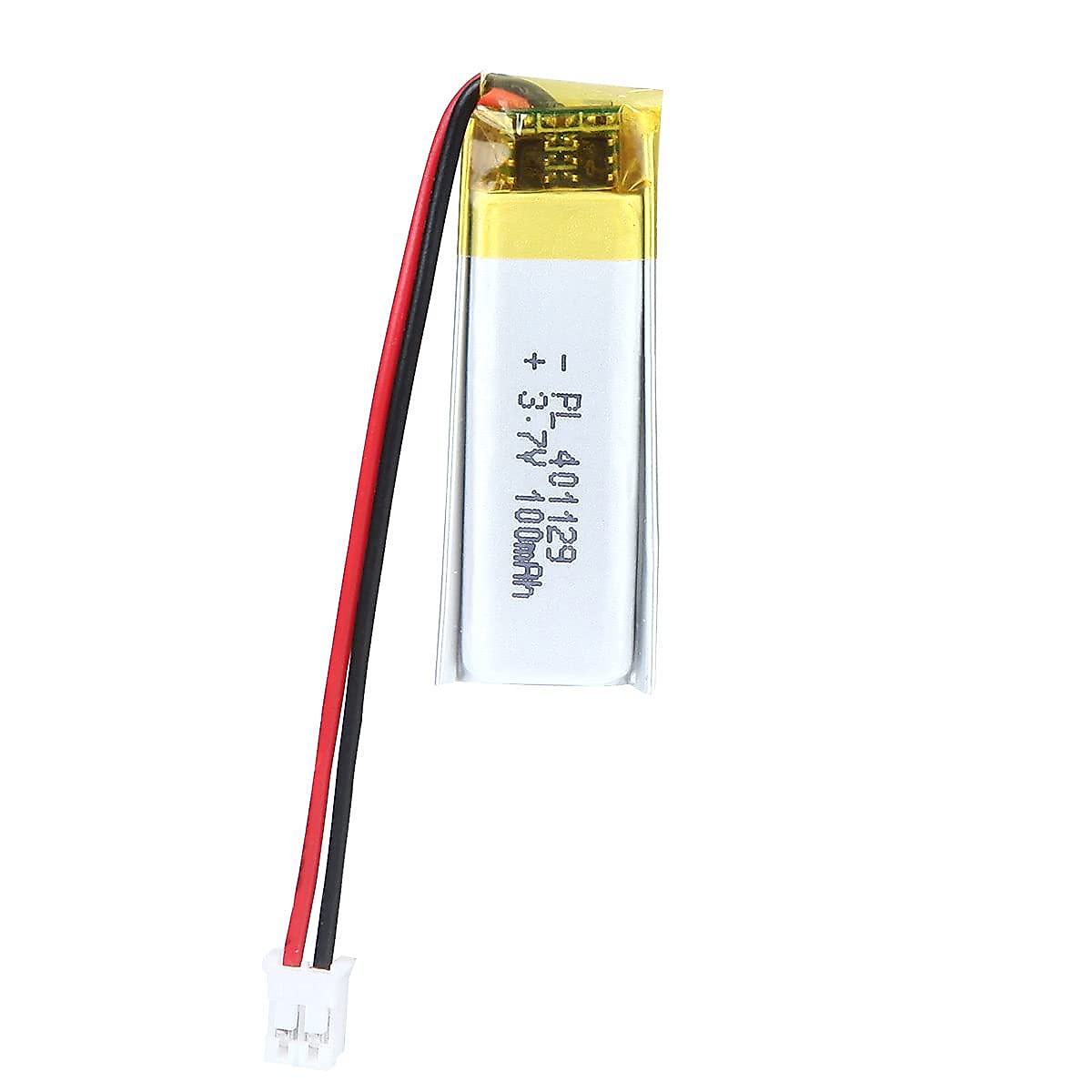 AKZYTUE 3.7V 100mAh 401129 Lipo battery Rechargeable Lithium Polymer ion Battery Pack with JST Connector